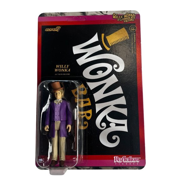 Super7 | Toys | Willy Wonka With Cane Super7 Action Figure | Poshmark